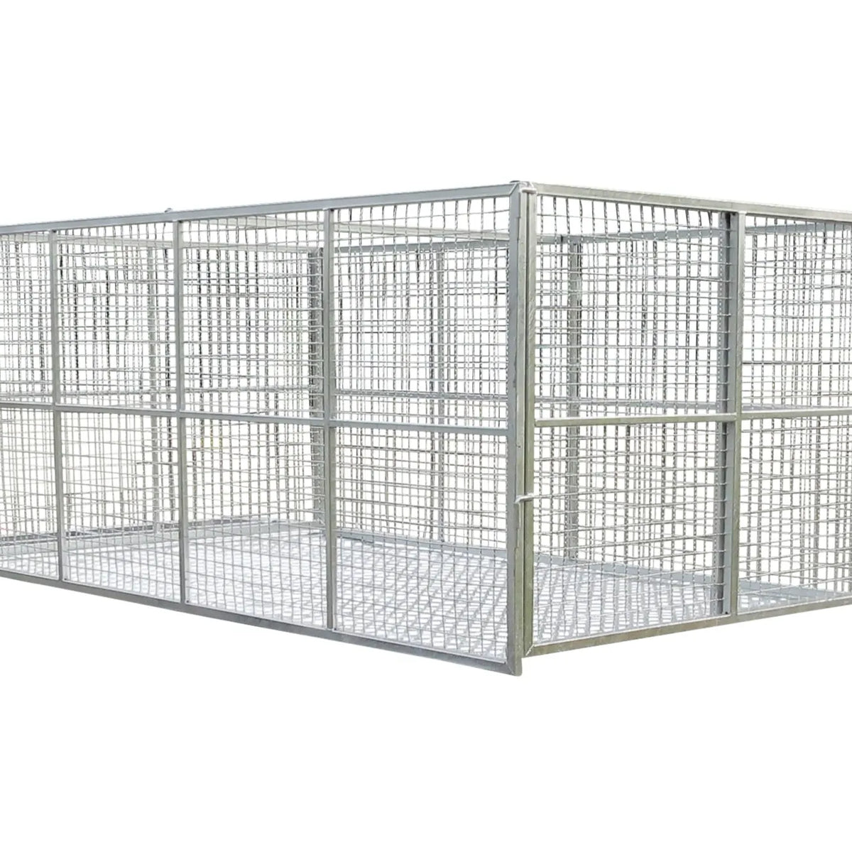 Safari 10x6 1200mm Cage with Sliding Stock Gate | Safari Trailer NZ ...
