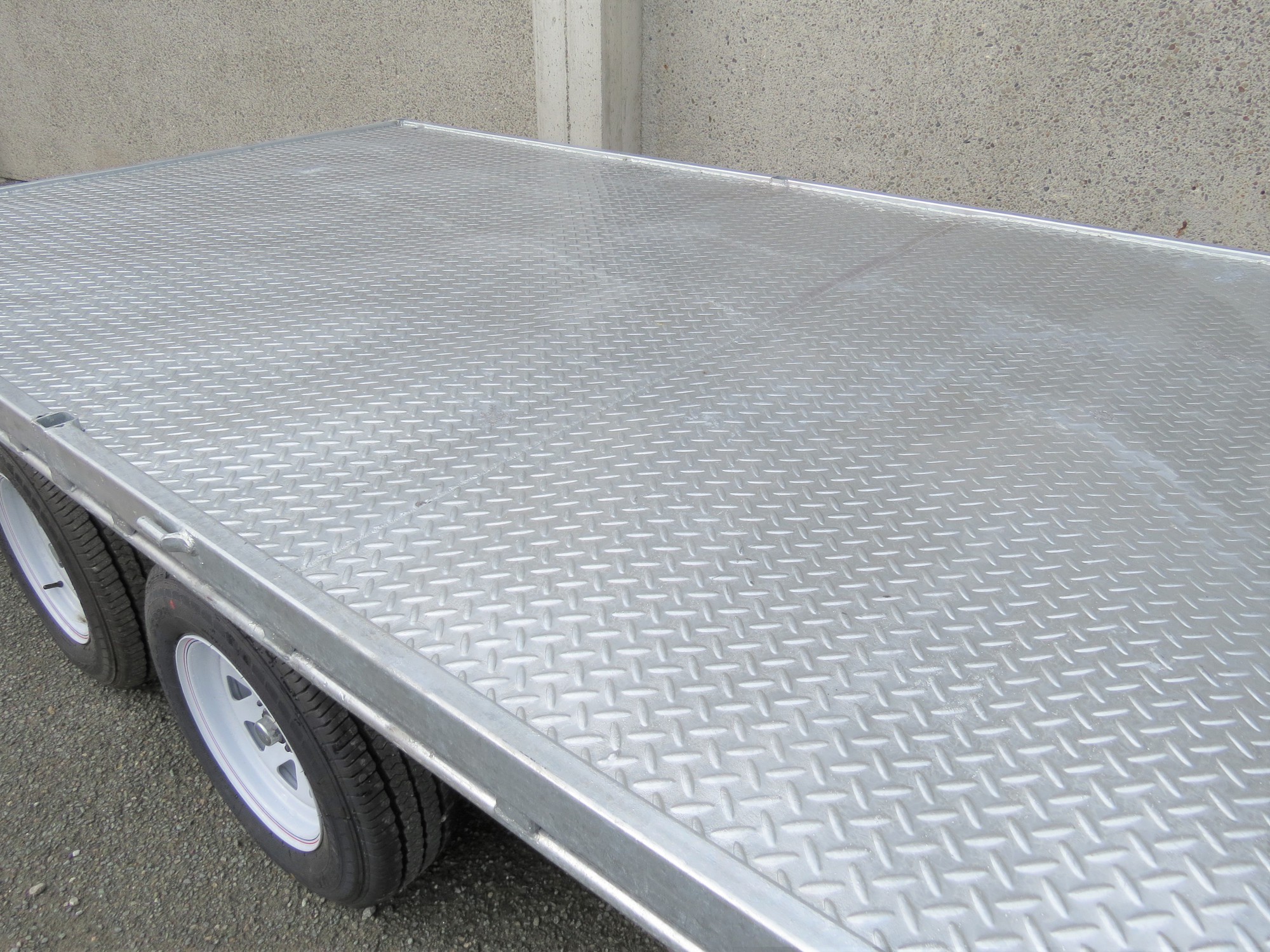 Safari 12x7 Tandem Axle Flatdeck Trailer 3500kg GVM Optional 1200mm ...